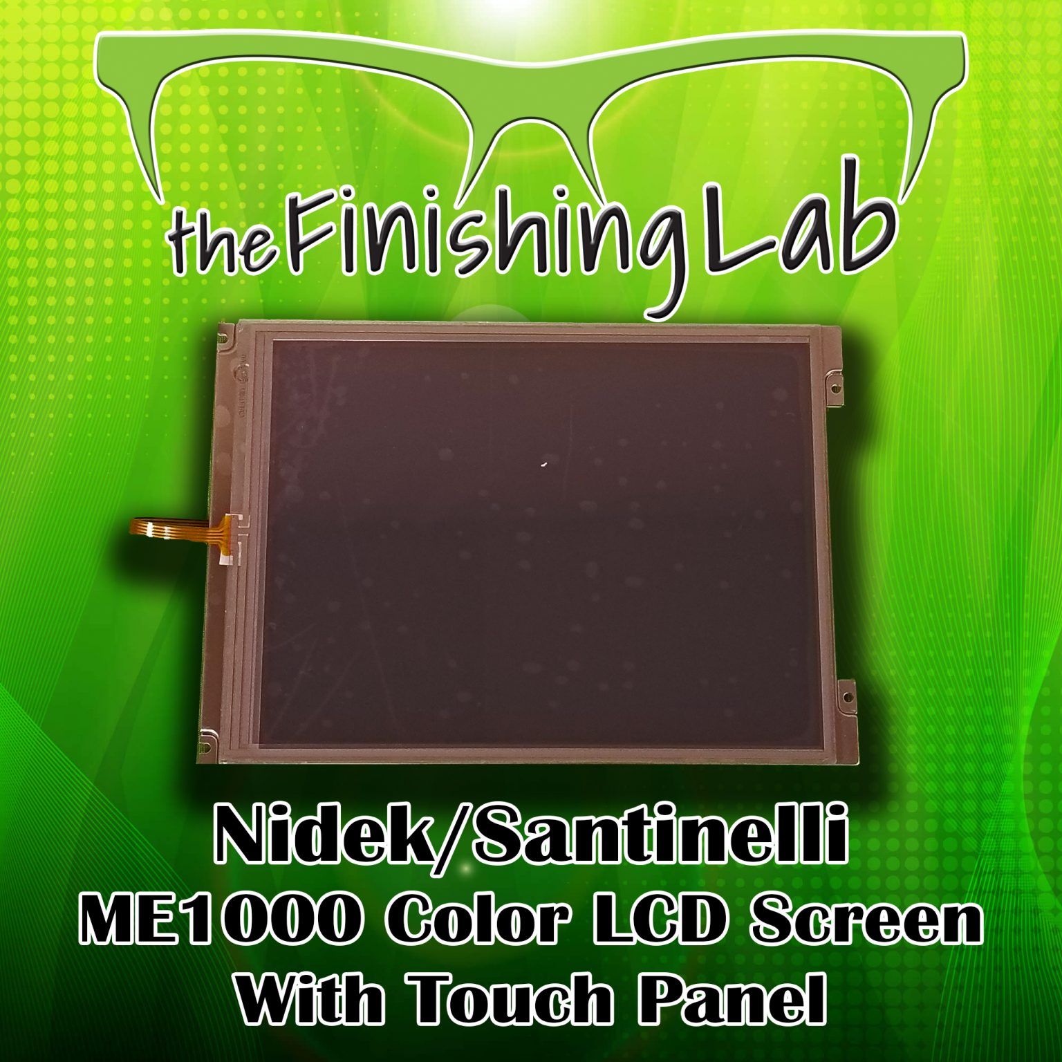New Santinelli Nidek ME1000 Replacement Screen with New Touch Panel ...