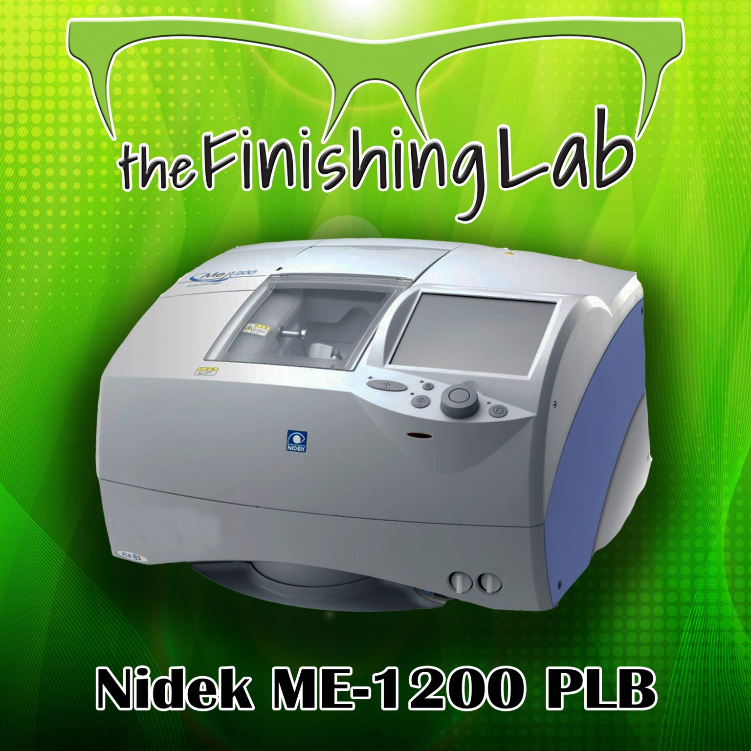 Santinelli Nidek LE-1000 Edger and Ice Mini Blocker | The Finishing Lab