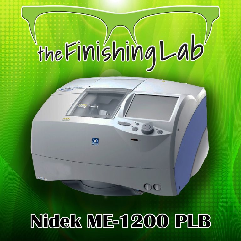 Santinelli Nidek LE-1000 Edger and Ice Mini Blocker | The Finishing Lab