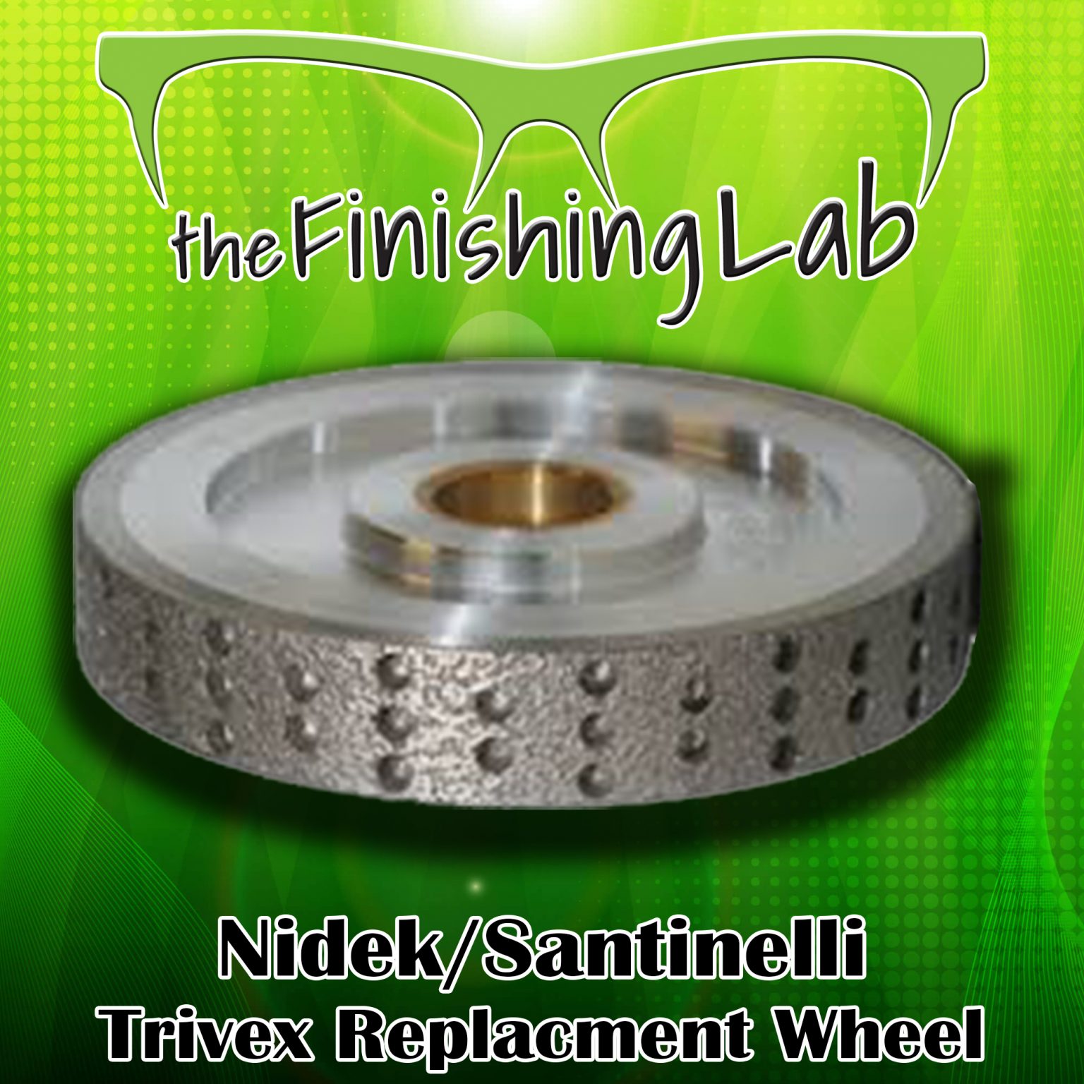 New Santinlli Nidek Trivex Rough Wheel | The Finishing Lab