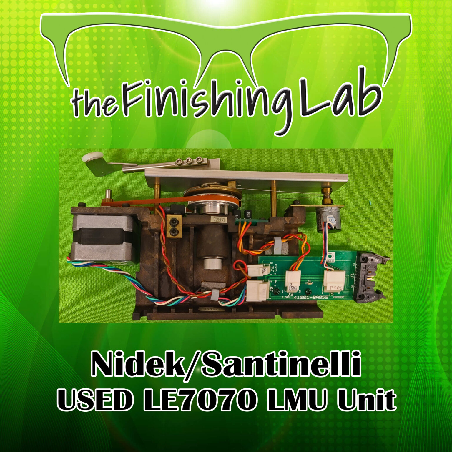 Used Santinelli Nidek LE 7070 LMU And Feeler ArmThe Finishing Lab Used Santinelli Nidek LE 7070 LMU And Feeler ArmThe Finishing Lab